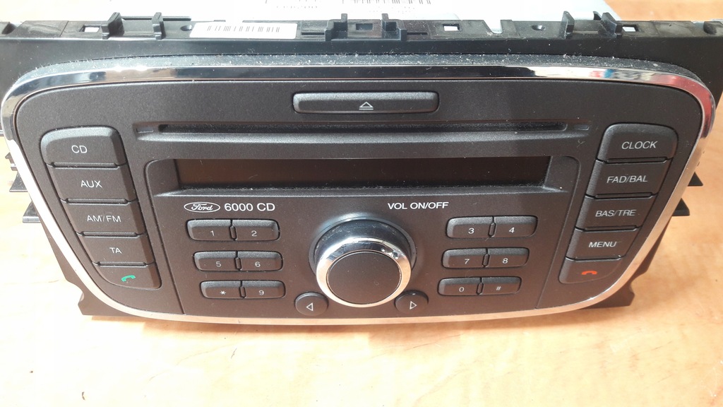 RADIO FORD 6000 CD SPRAWNE ORYGINALNE - 12293625731 - oficjalne ...