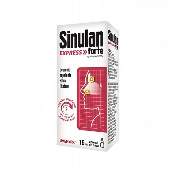 Sinulan Express Forte aerozol do nosa 15 ml - 11721881073 - oficjalne archiwum Allegro