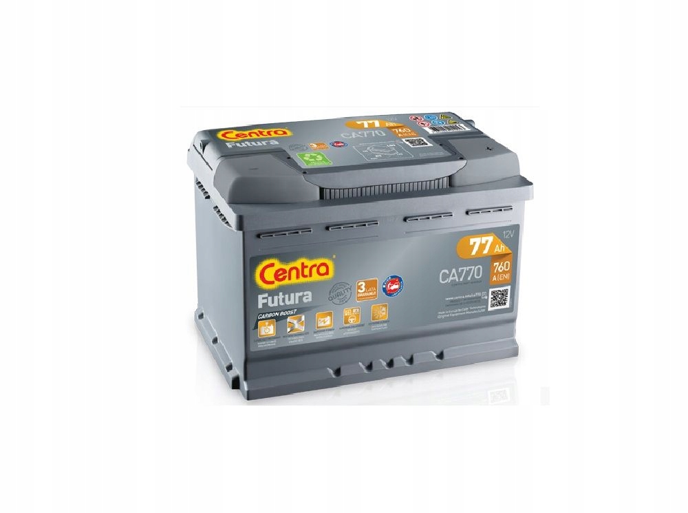 Akumulator Centra Futura CA770 77AH 760A diesel vw - 11500438454 ...