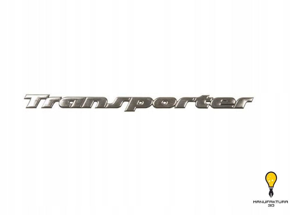 EMBLEMAT ZNACZEK NAPIS TRANSPORTER VW T4 CHROM TYŁ - 13377765694 ...