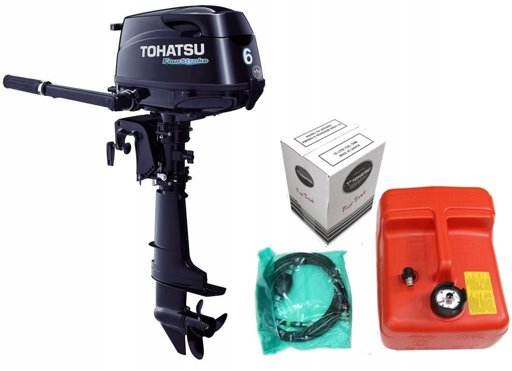 TOHATSU Silnik zaburtowy MFS 6 L 6 KM długi uciąg - 7794892146 - oficjalne archiwum Allegro