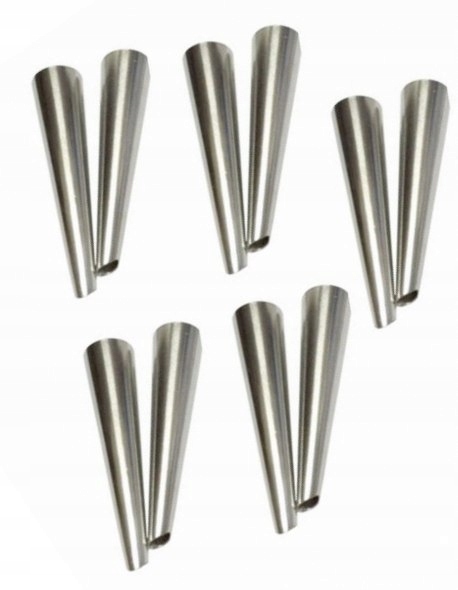 FOREMKI forma RURKI DO KREMU DUŻE 10 szt do rurek - 9416049756 ...