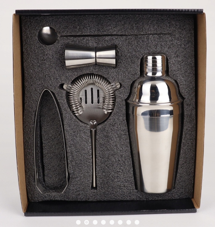 ZESTAW BARMAŃSKI DO DRINKÓW SHAKER 500 ML 5 el. - 12567028022 ...