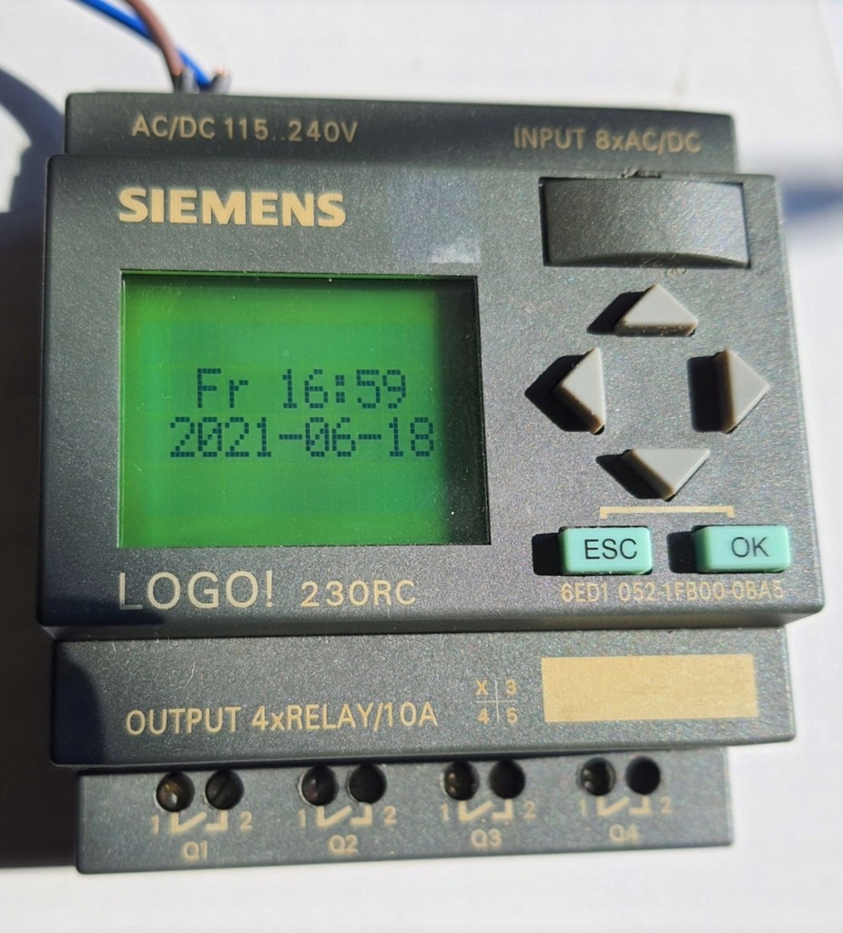 Siemens LOGO! 230 RC 6ED1052-1FB00-0BA5 - 13368875748 - oficjalne ...