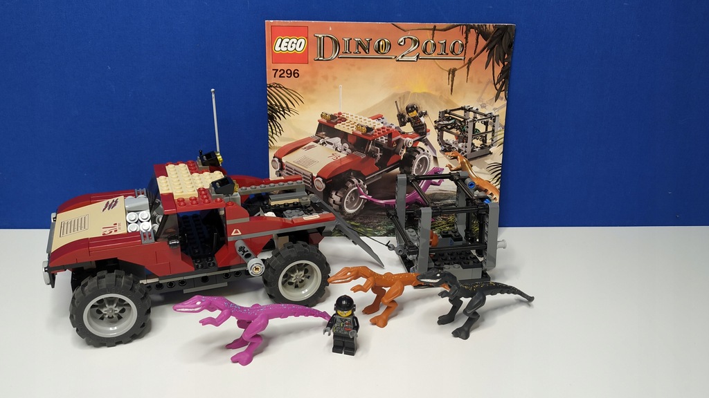 Lego Dino 7296 Dino 4WD Trapper - 11625636572 - oficjalne archiwum Allegro