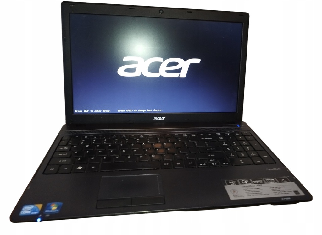 Laptop Acer TravelMate 5742 15,6'' Core i3 2GB - 13448052436 ...