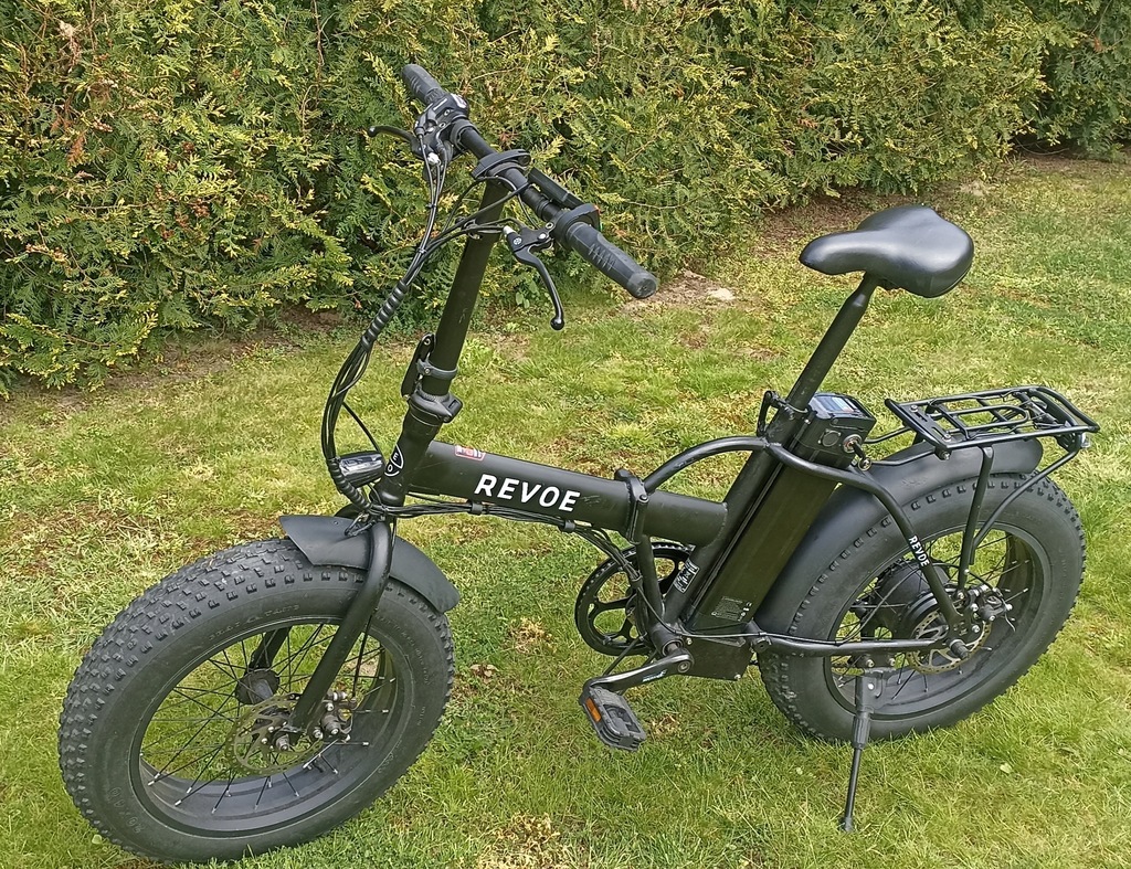 Rower elektryczny Revoe Dirt VTC rama stal 17" koła 20 " czarny mat 250 ...