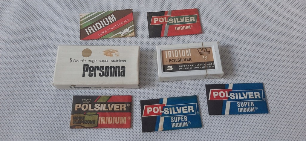 Stare żyletki Polskie POLSILVER z PRL - 12632126692 - oficjalne ...