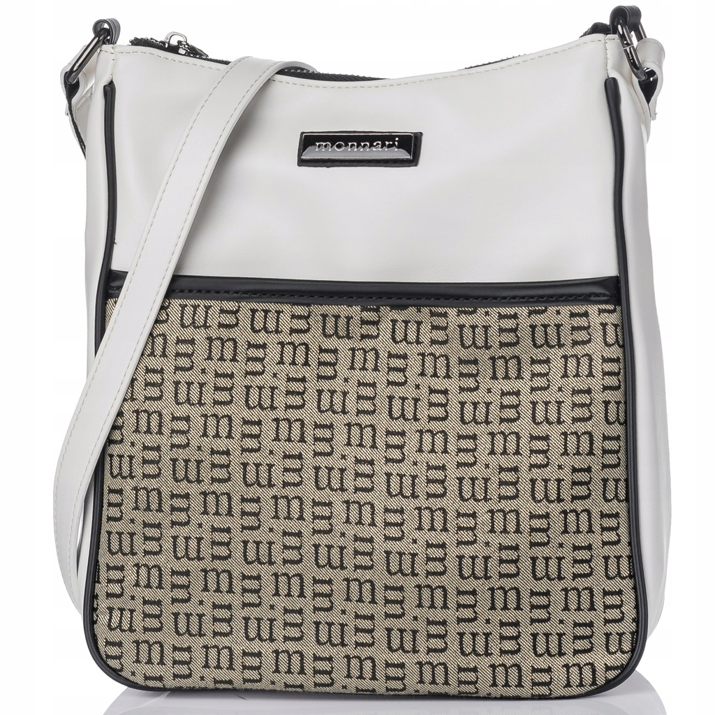 MONNARI LISTONOSZKA TOREBKA DAMSKA SPORTOWA BIAŁA - 10028209905 - oficjalne archiwum Allegro