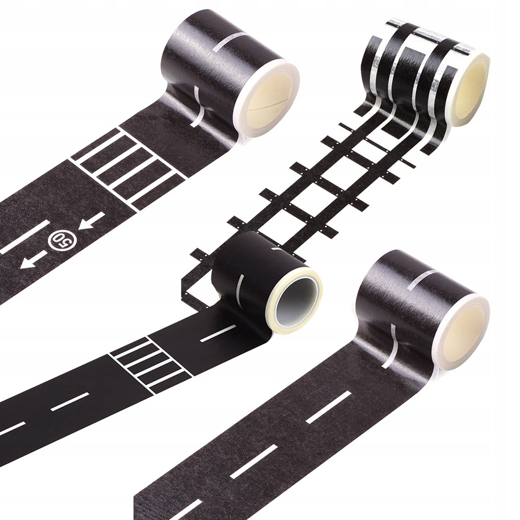 DIY Track Stickers Road Car Tape Toy Cars 4 Rolls - 13746992612 ...