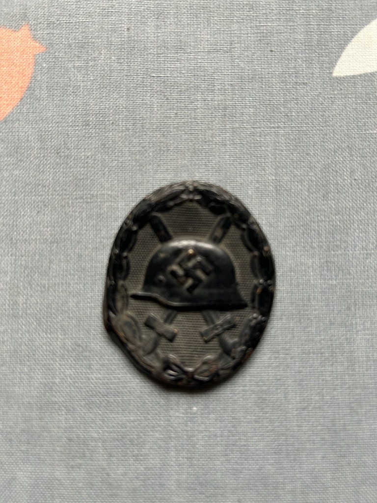 ZA RANY - III RZESZA - SWASTYKA - WEHRMACHT - ORYGINAŁ - 14489876603 ...