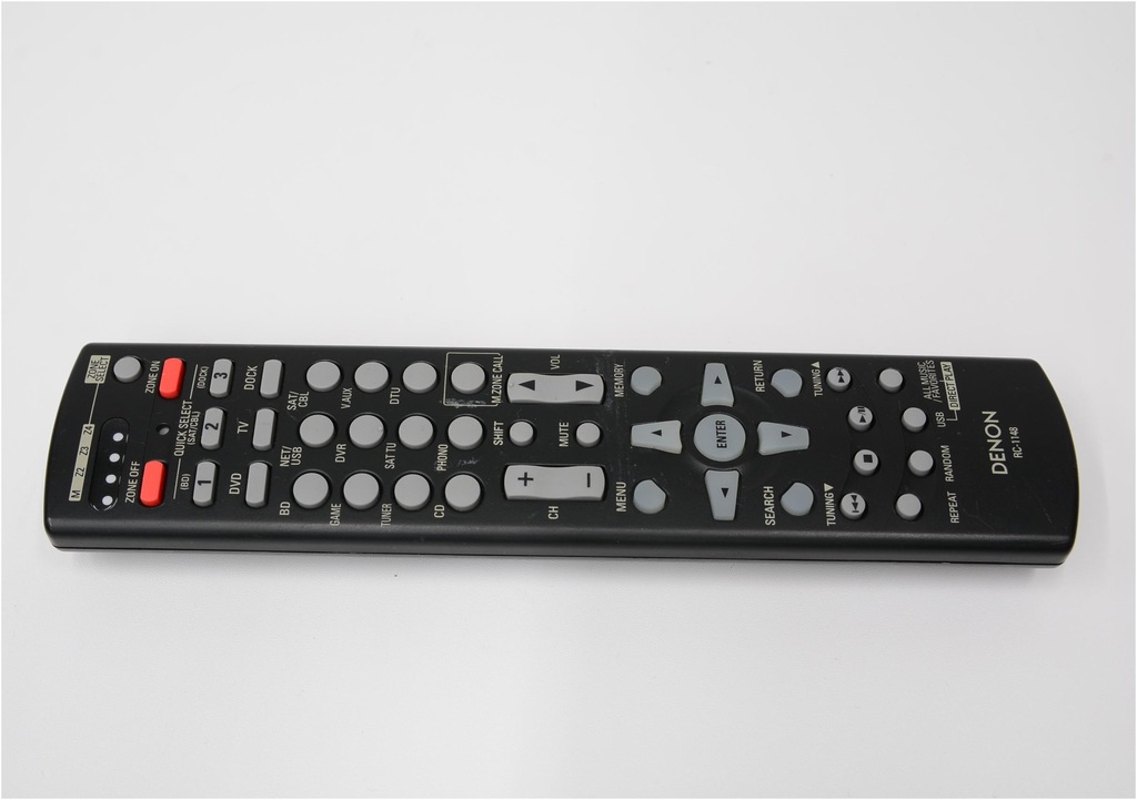 Oryginalny Pilot Denon RC-1148 do amplitunera - 11911690895 - oficjalne archiwum Allegro