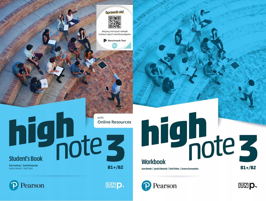 ZESTAW Język Ang HIGH NOTE 3 B1+/B2 P+ĆW PEARSON - 14097121497 ...