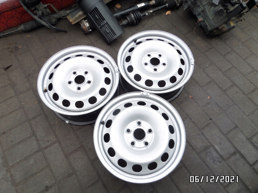 FELGA STALOWA 16 VW CADDY 6,5X16 ET50 2K3601027 - 11534907406 - oficjalne archiwum Allegro