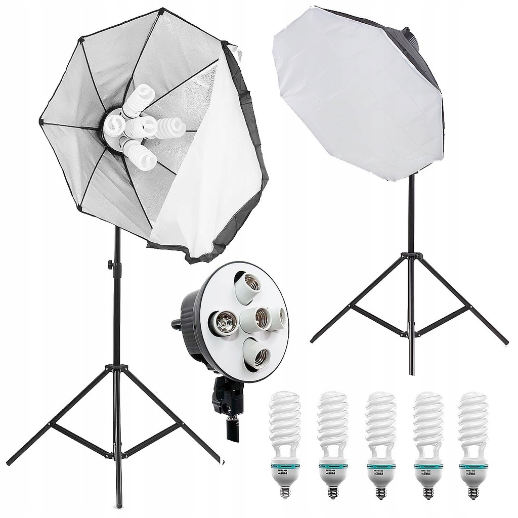 Pakiet oświetleniowy OCTA 90 5x 325W statyw 290cm - 11888459593 ...