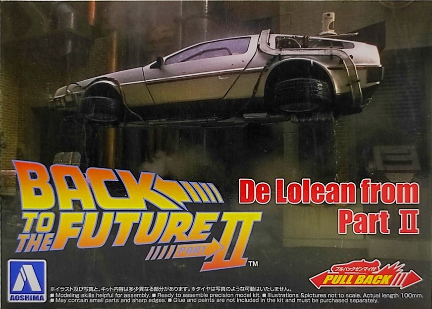 Back To The Future - De Lorean from Part II 1:43 - 13204921499 ...
