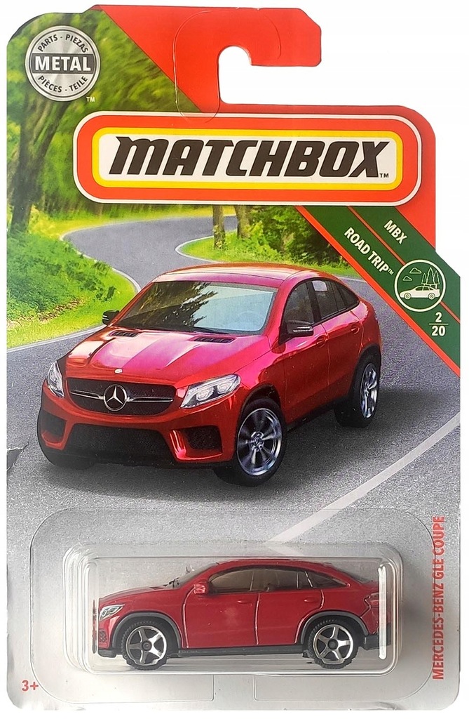 MATCHBOX MERCEDES-BENZ GLE COUPE ROAD TRIP 2/20 ME - 10516605717 ...