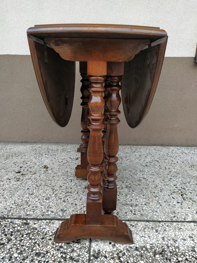 Купить Стол GATE-LEG круглый дубовый. Красивая прокатка: отзывы, фото и характеристики на Aredi ...