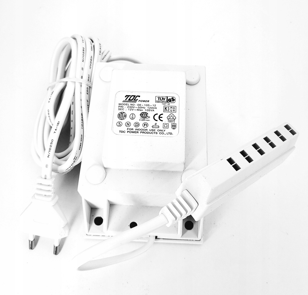 Transformator 230V/12V, 105 VA - 12652570622 - oficjalne archiwum Allegro