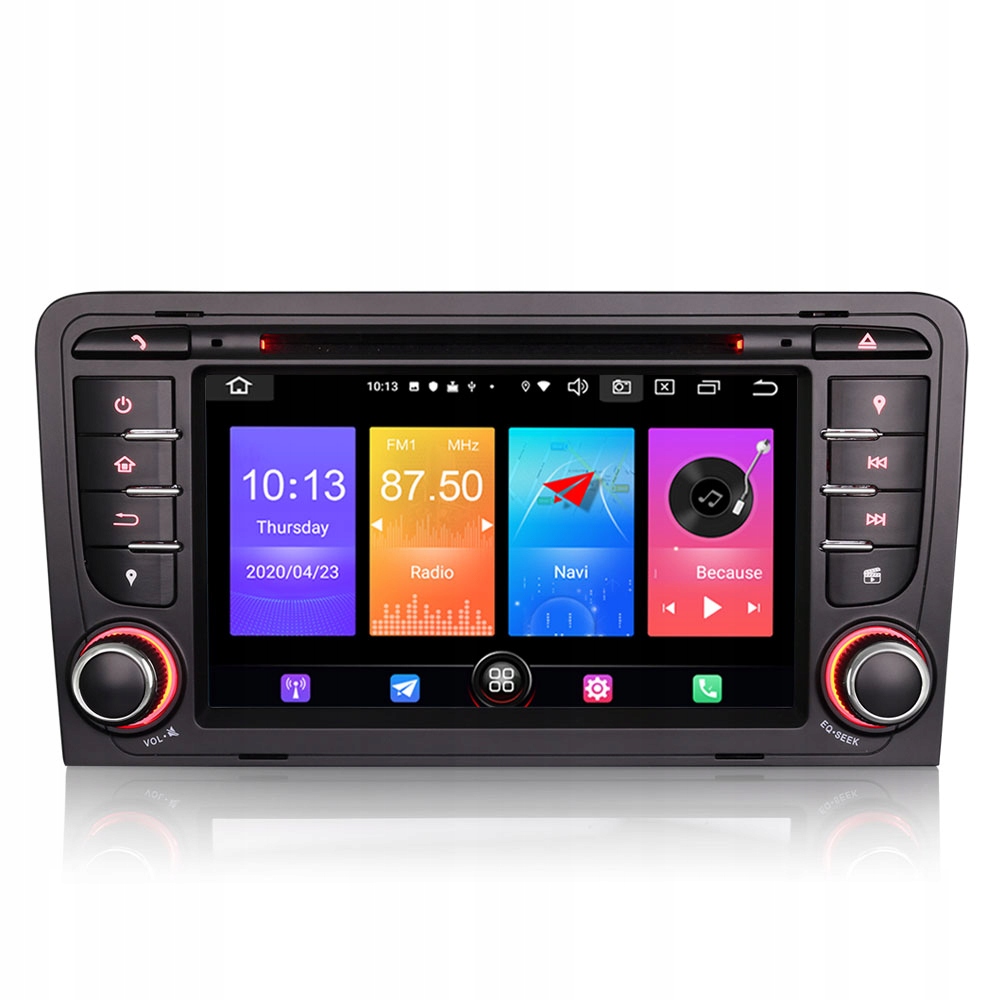 NAWIGACJA RADIO 2DIN AUDI A3 8P ANDROID CARPLAY - 12013895378 - oficjalne archiwum Allegro