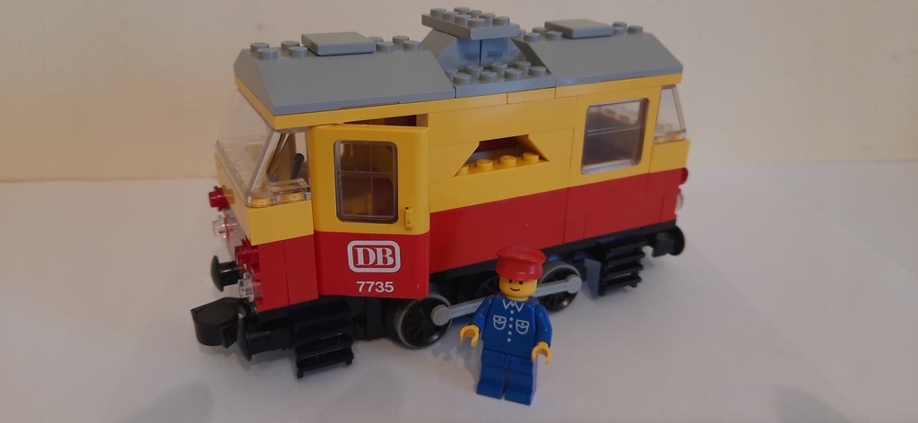 LEGO 7735 12V Cargo Train Lokomotywa z silnikiem - 11829846391 ...