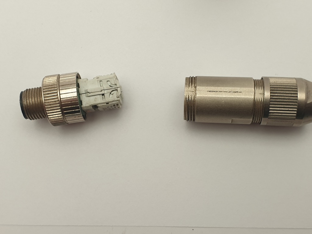 wtyczka męska prosta M12 4-pin D Ethernet PROFINET - 11112501583 ...