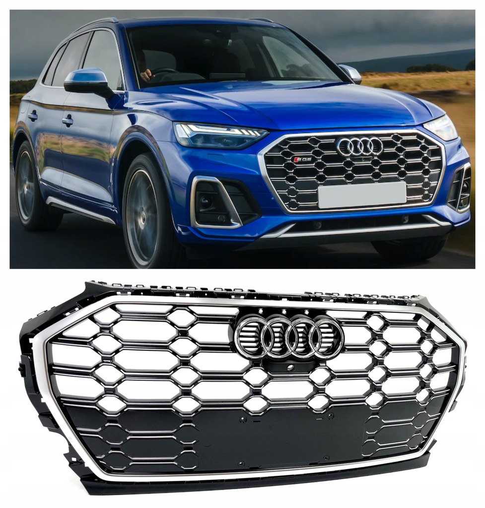 AUDI Q5 SQ5 80A S-LINE LIFT GRILL 2021+ KAMERA 360 - 14295634458 - oficjalne archiwum Allegro