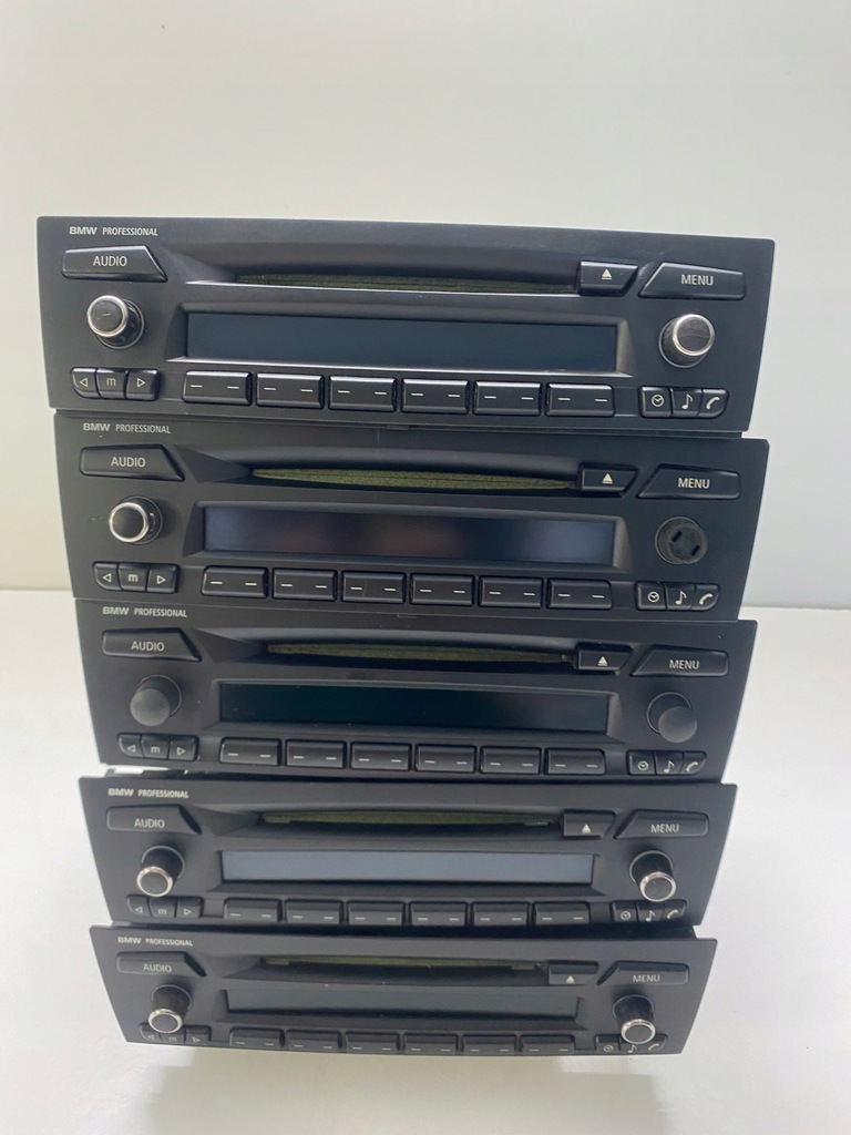 BMW E90 E87 ORYGINALNE RADIO CD CD73 ALPINE PROFESSIONAL 2 GAŁKI ...