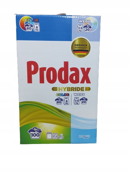 Proszek PRODAX MIX 6kg kolor + 1,5kg biały DE - 11433536895 - oficjalne ...