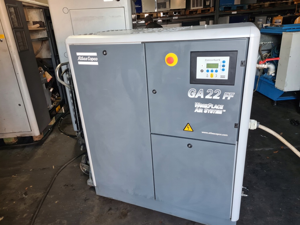 Kompresor śrubowy ATLAS COPCO GA 22 ff - 13312669745 - oficjalne ...