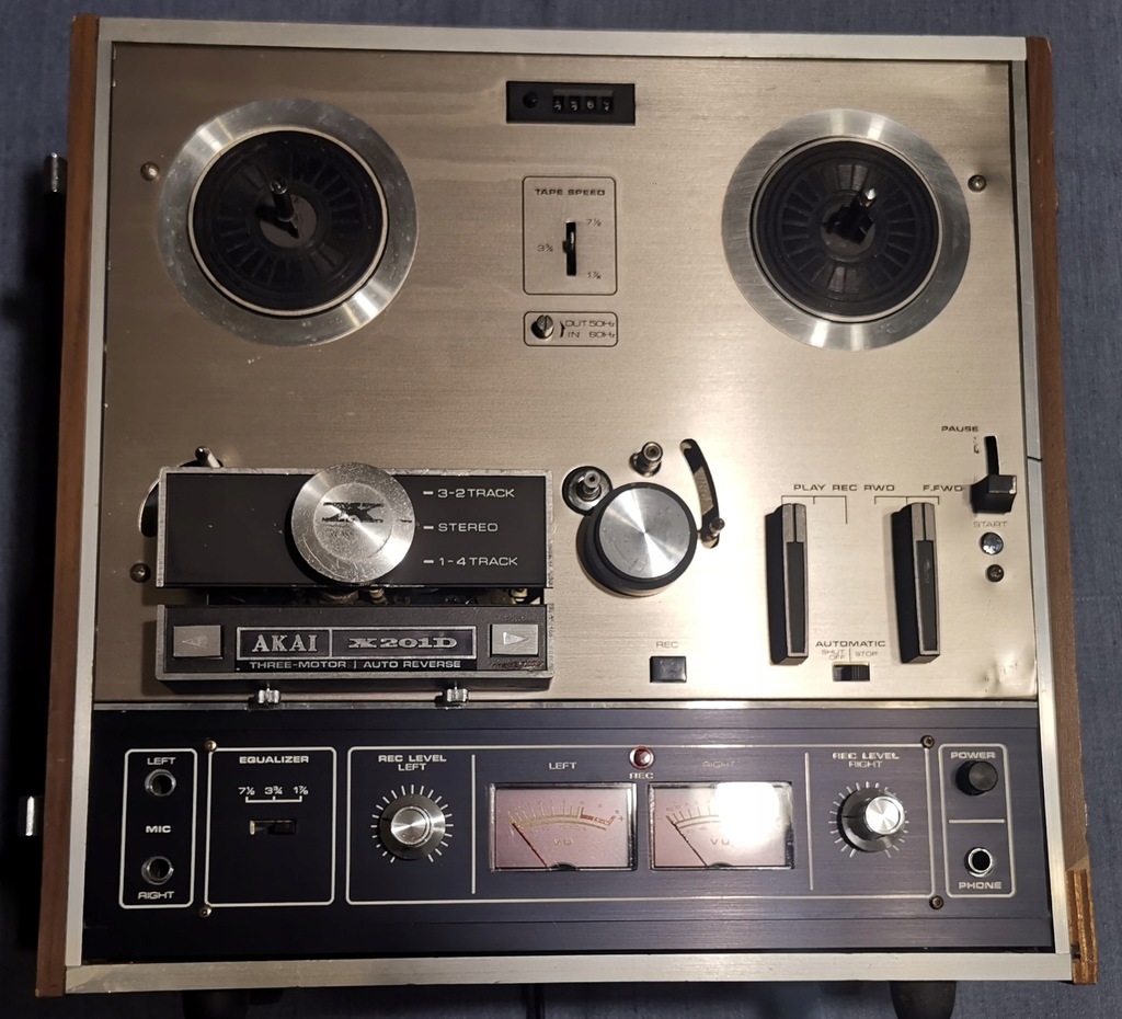 Magnetofon szpulowy Akai X-201D - 13480254938 - oficjalne archiwum Allegro