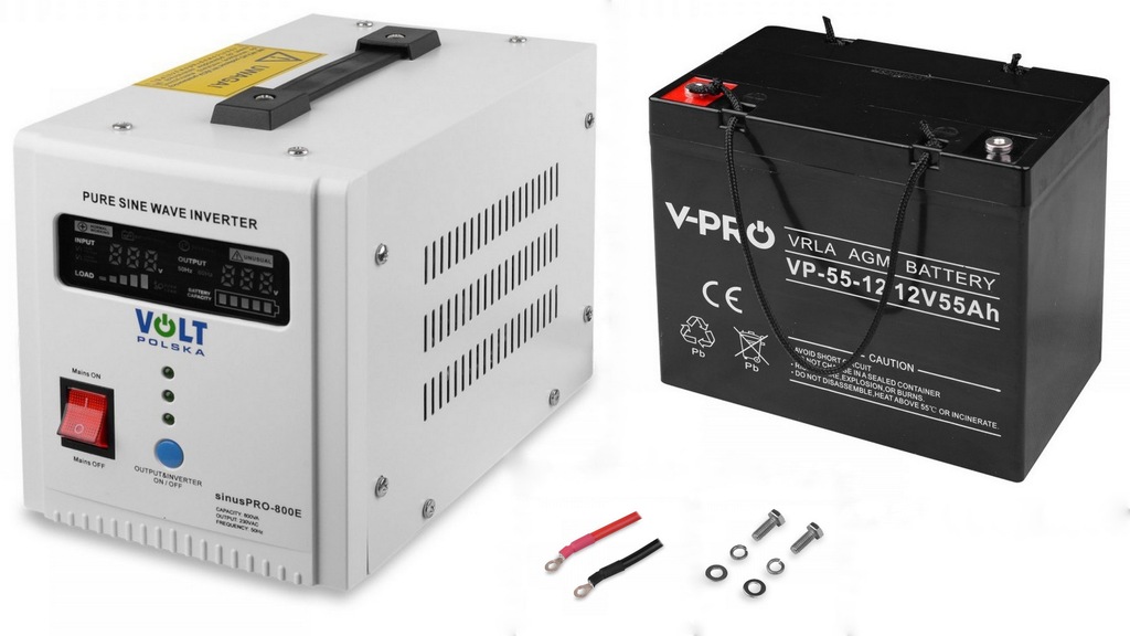 SINUS PRO 500 E 12/230V (500W) + Akumulator 55Ah - 12683229026 ...