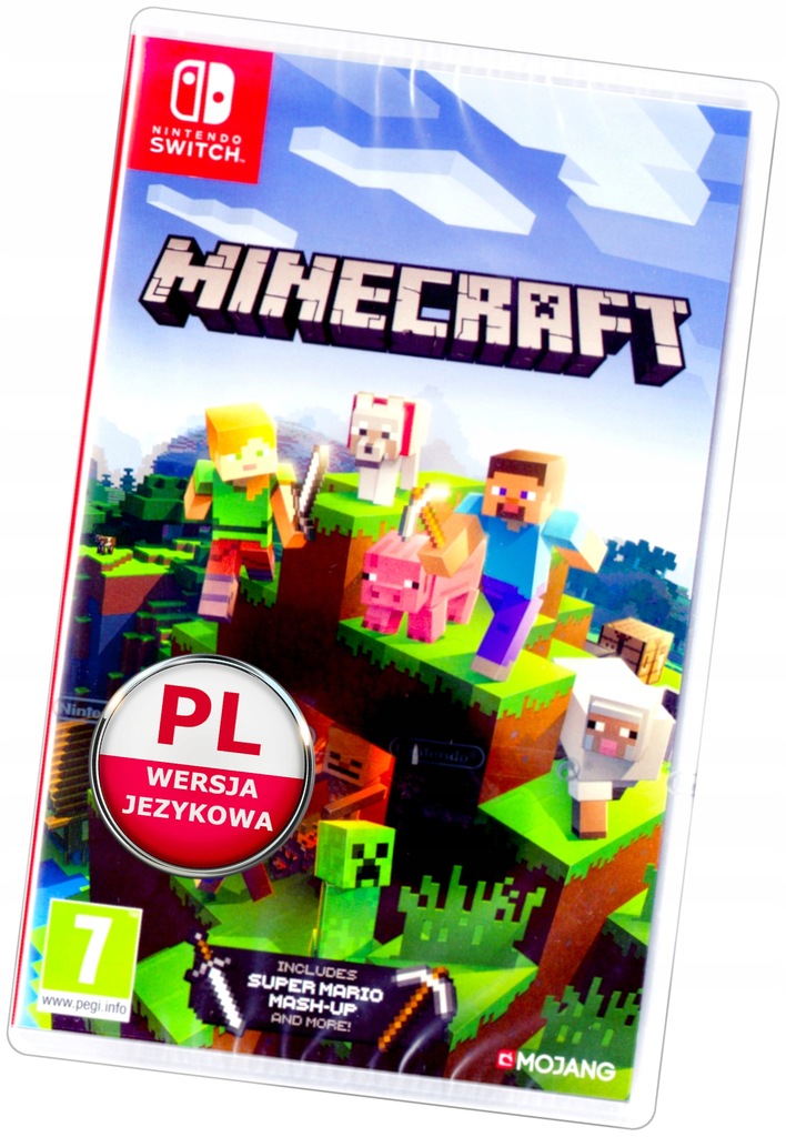 Minecraft PL + DLC Nintendo Switch NS Nowa - 8859283585 - oficjalne ...