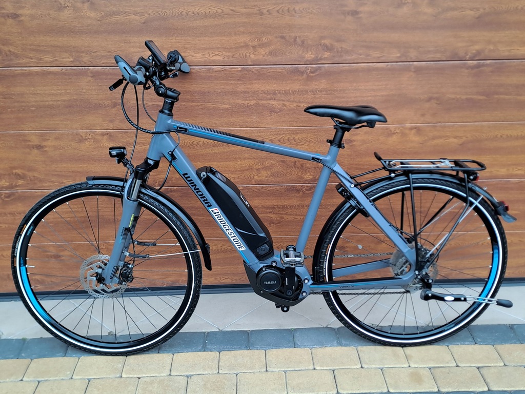 Rower elektryczny Winora Y280.X silnik centralny Yamaha 418Wh H55 ...