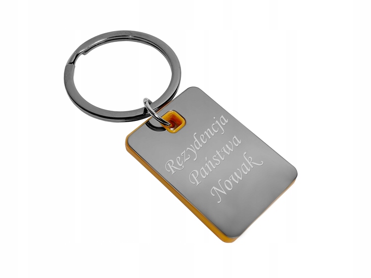 Brelok metalowy GRAWER prezent breloczek do kluczy - 12815577702 ...
