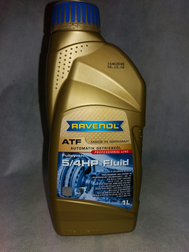 OLEJ RAVENOL ATF 5/4 HP Fluid 1L ZF 5HP 4HP - 8435384369 - oficjalne ...