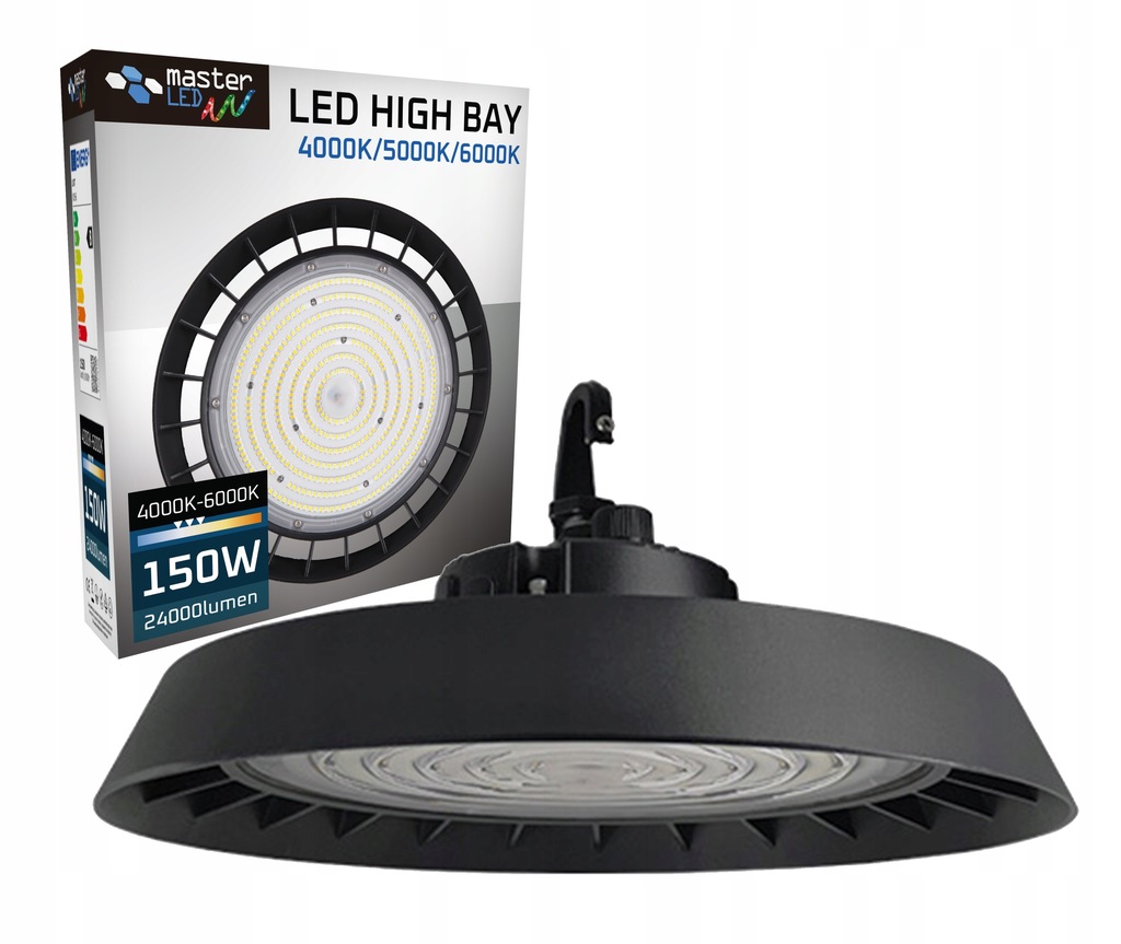 Lampa przemysłowa LED High Bay 4000K 5000K 6000K - 13145388440 ...