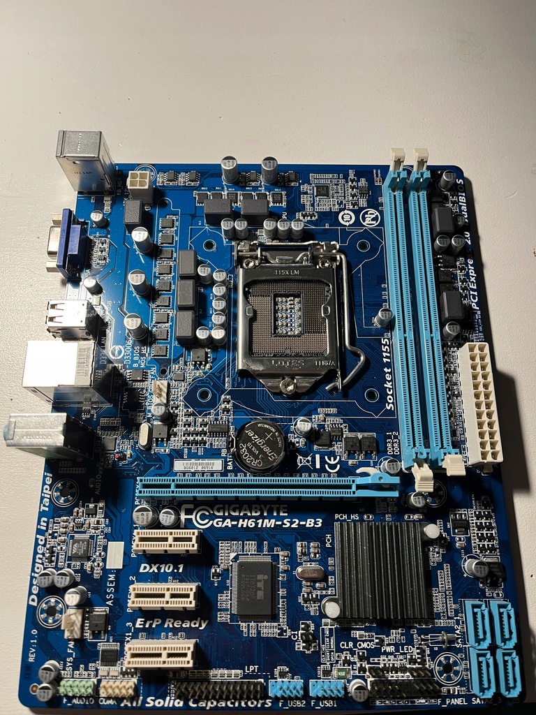 Płyta główna Gigabyte GA-H61M-S2-B3 Micro ATX - 12540178980 - oficjalne archiwum Allegro
