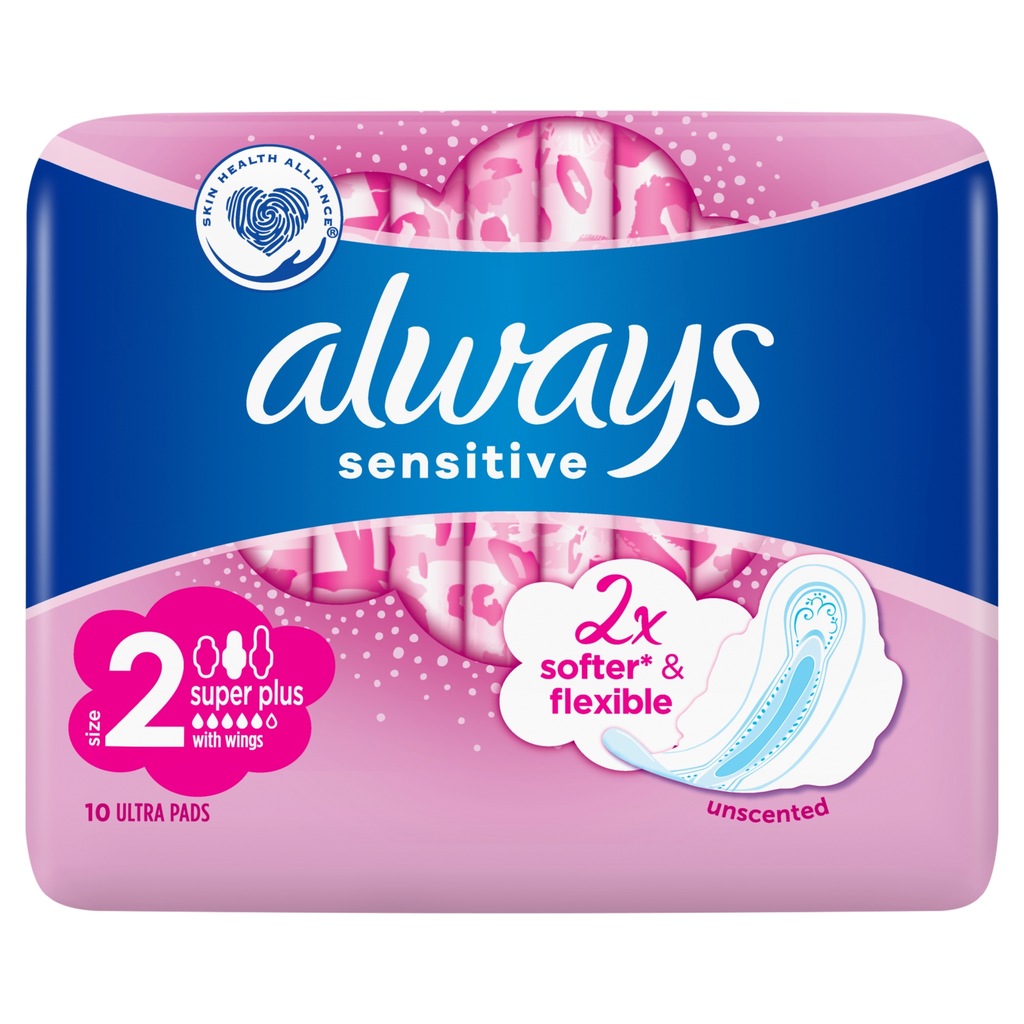 Always Ultra Podpaski Sensitive Super Plus (10szt) - 14233897316 - oficjalne archiwum Allegro