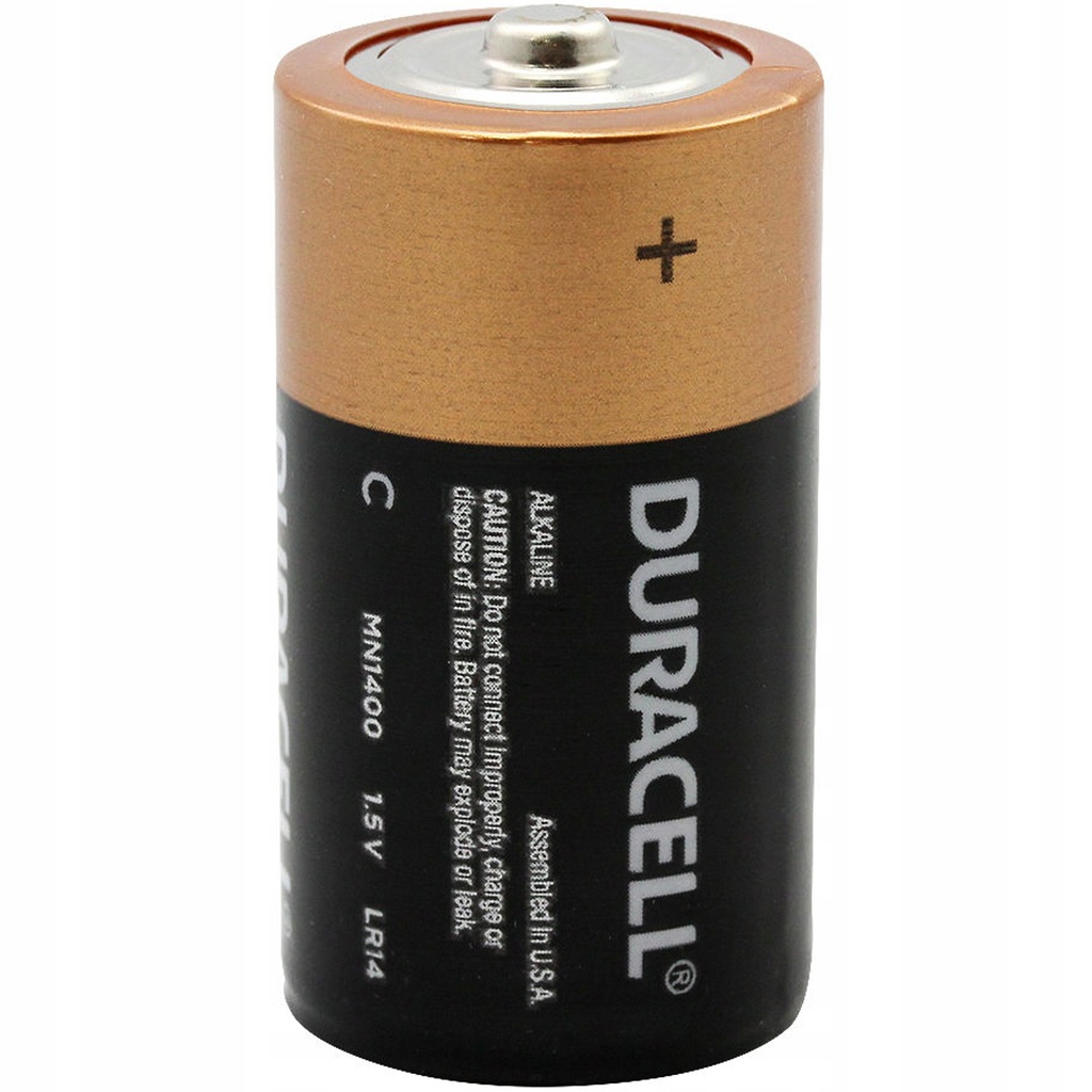 Bateria alkaliczna C R14 1,5V Duracell - 13312683962 - oficjalne ...