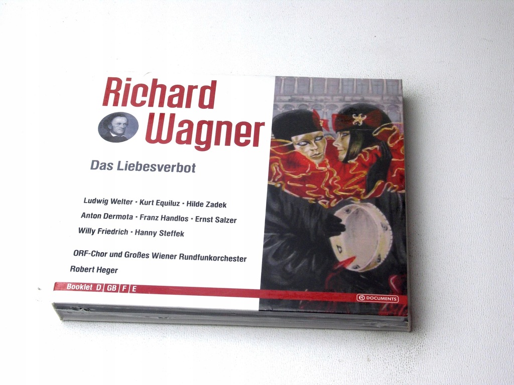 RICHARD WAGNER, ROBERT HEGER - DAS LIEBESVERBOT [2CD BOX] - 15026129203 - oficjalne archiwum Allegro