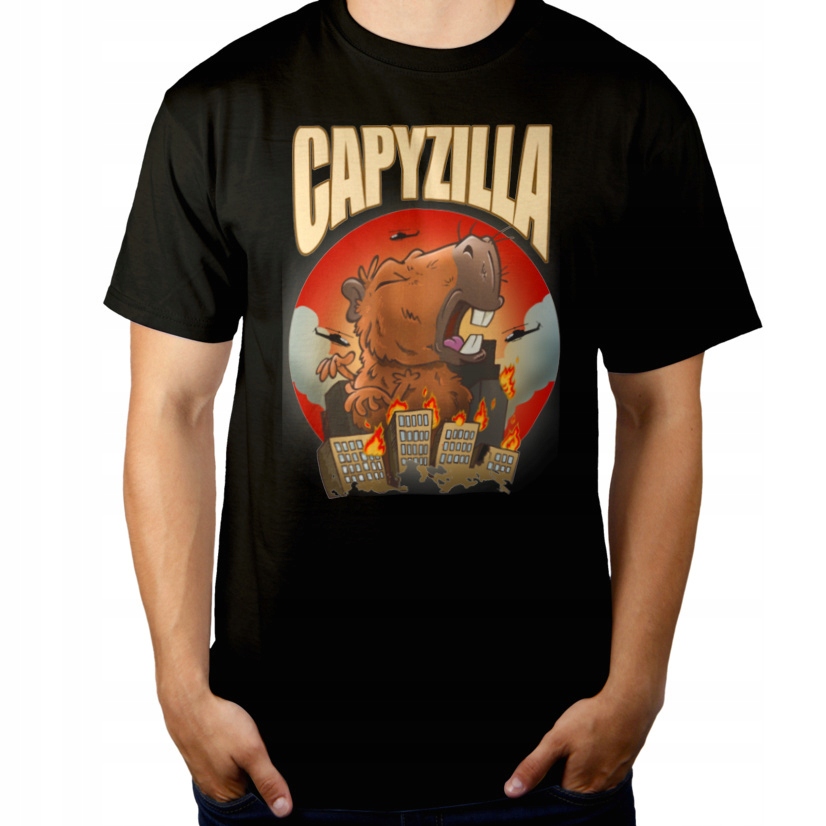 Capyzilla kapibara capybara Koszulka Czarna - 13689848351 - oficjalne ...