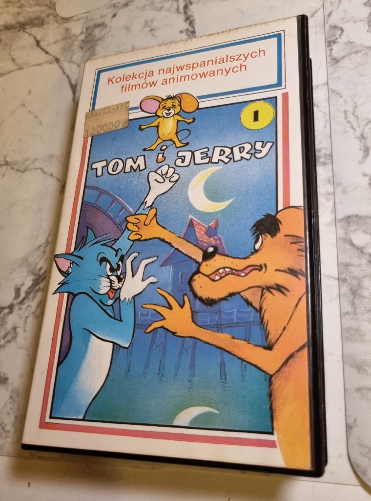 Tom i Jerry 1, Kaseta wideo VHS, jedyna taka. - 13549336614 - oficjalne archiwum Allegro
