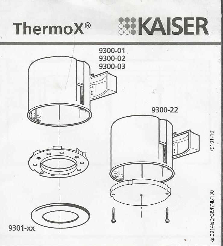 KAISER THERMOX 9300-22 PUSZKA INSTALACYJNA 120x90 - 11316269315 ...