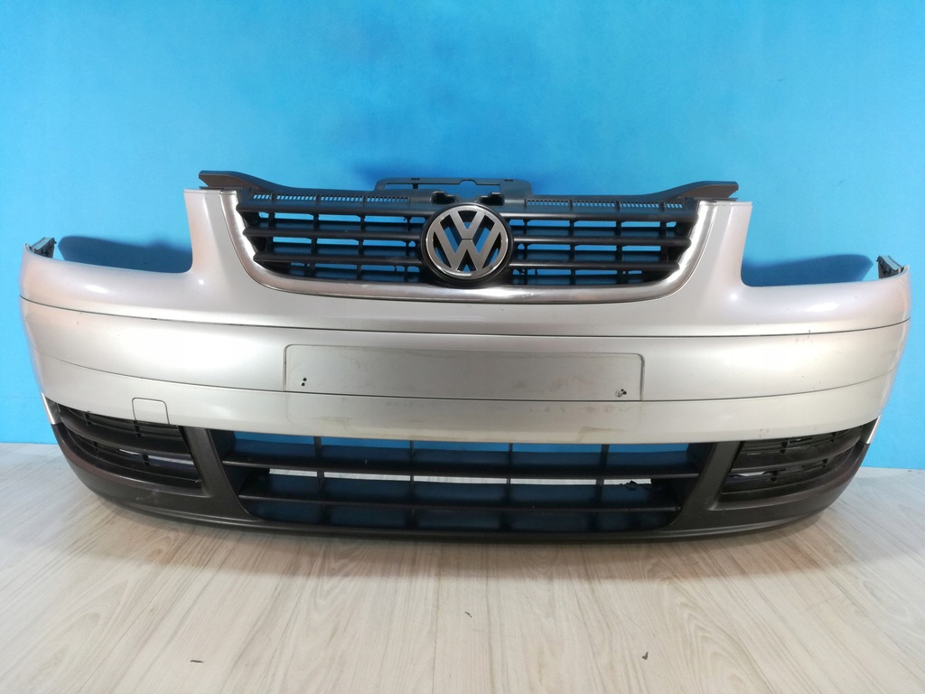 VW Touran Caddy zderzak grill przód przedni LA7W - 12219533234 - oficjalne archiwum Allegro
