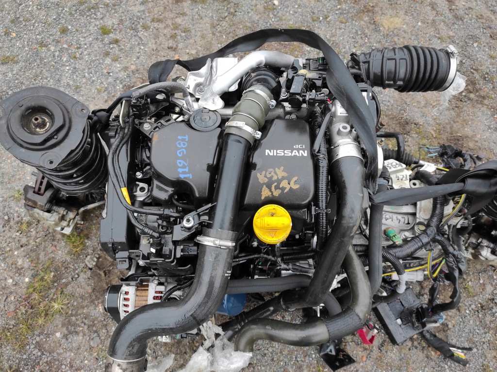SILNIK KOMPLET K9K636 RENAULT NISSAN DACIA 1.5 DCI - 12830382231 ...