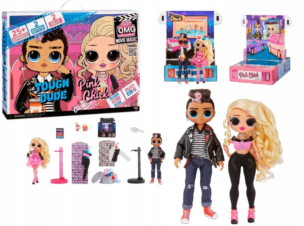 LOL SURPRISE OMG MOVIE MAGIC ZESTAW 2 LALKI 576501 - 12951436526 ...