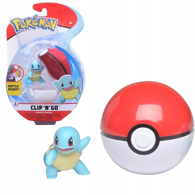 ORYGINALNY POKEBALL CLIP POKEMON ZABAWKA SQUIRTLE - 9068315630 ...