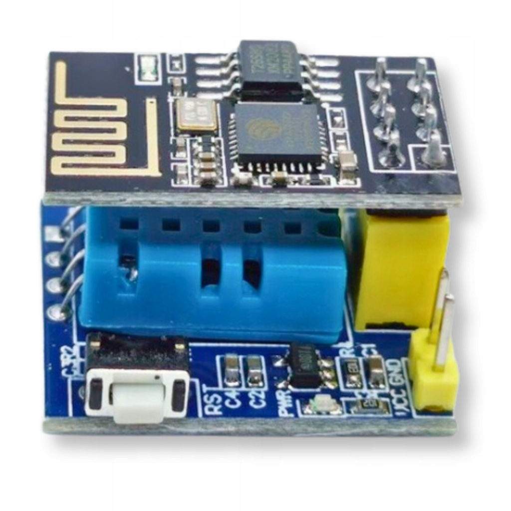Zestaw DHT11 czujnik temperatury wilgotności + moduł ESP-01S WiFi ESP8266EX - 15714481261 ...
