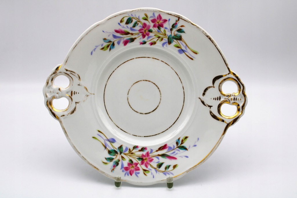 STARA ANTYCZNA PATERA PORCELANA KRISTER KPM WAŁBRZYCH 1840 - 1895 r ...